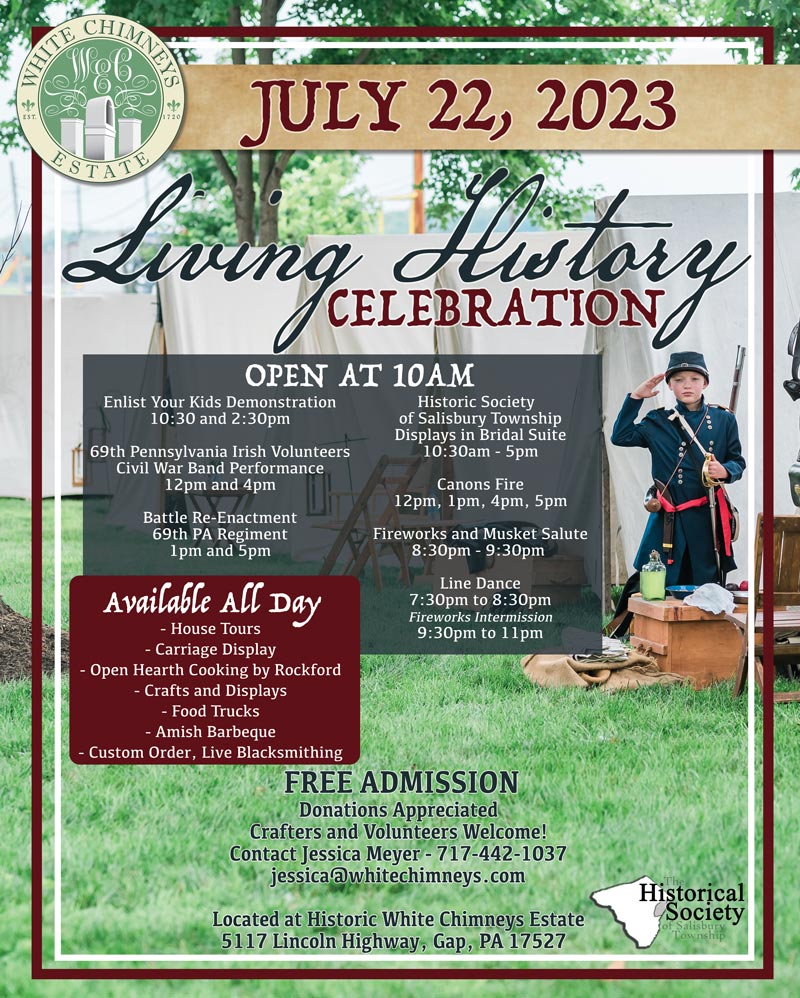 White Chimney’s Living History Celebration – Historic Preservation ...